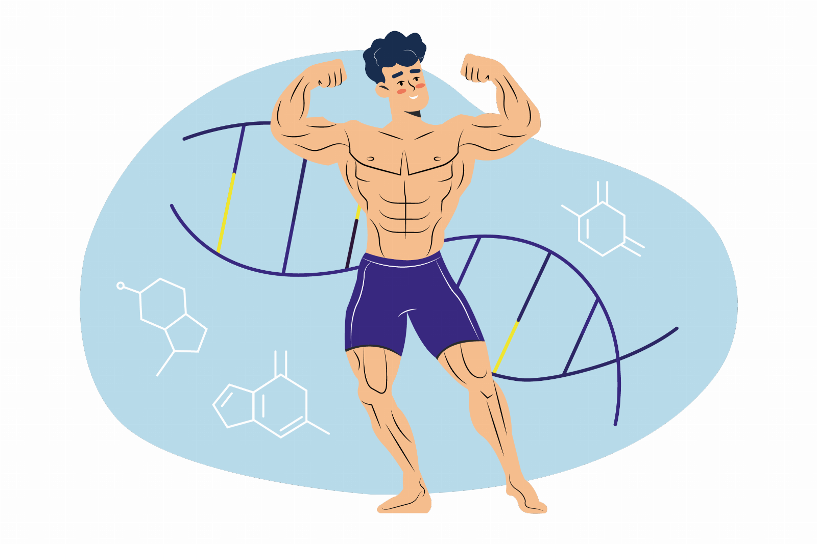 That's how much muscle building is influenced by your genetics!